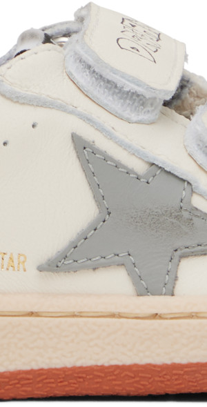 Golden Goose - Baby White Ball Star Strap Sneakers