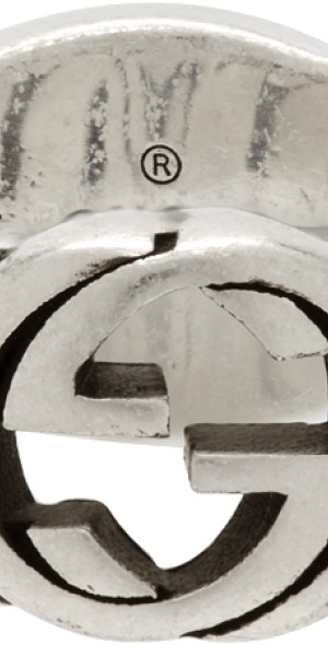 Gucci - Silver Large Interlocking G Ring