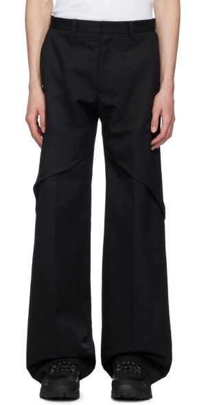 HELIOT EMIL - Black Robur Tailored Trousers