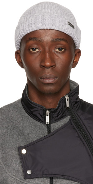 HELIOT EMIL - Gray Logo Beanie