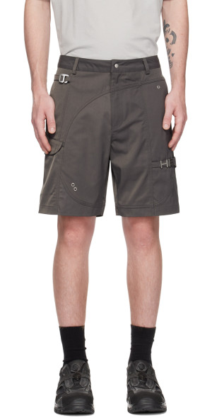 HELIOT EMIL - Gray Minimal Shorts