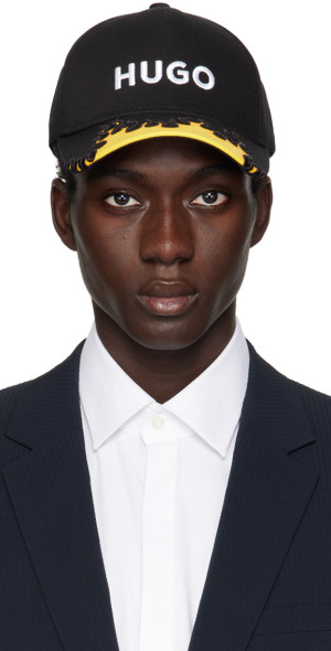 Hugo - Black Cotton Twill Cap