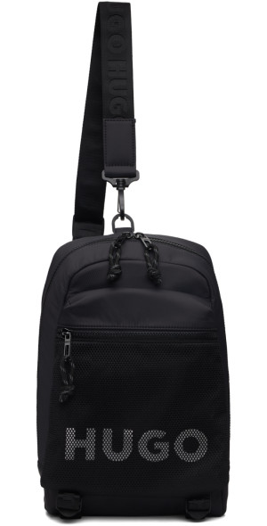 Hugo - Black Monostrap Backpack