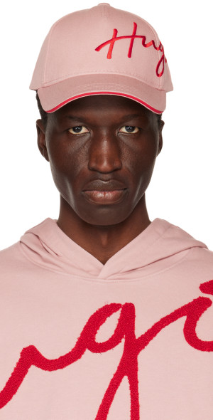 Hugo - Pink Embroidered Cap