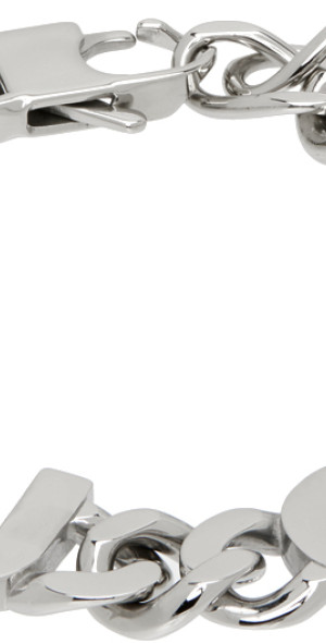 Hugo - Silver Curb Chain Bracelet