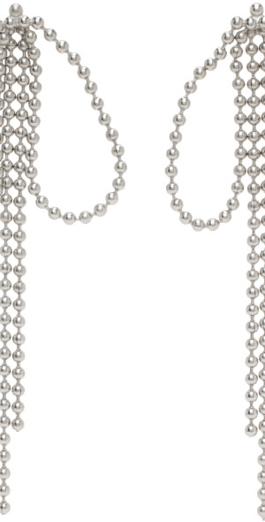 HUGO KREIT - Silver Loose Bow Earrings