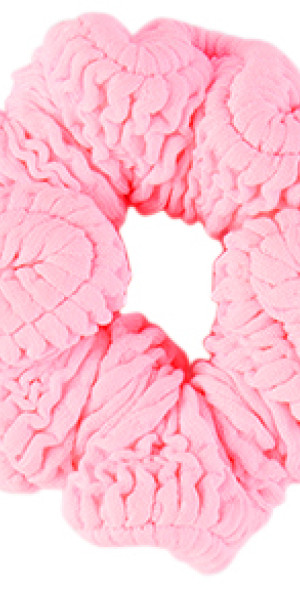 Hunza G - Three-Pack Kids Multicolor Textured Scrunchies