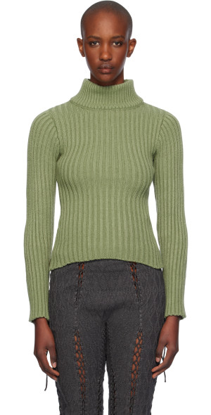Isa Boulder - Green Hanna Turtleneck