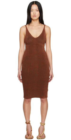 Isa Boulder - SSENSE Exclusive Orange Midi Dress