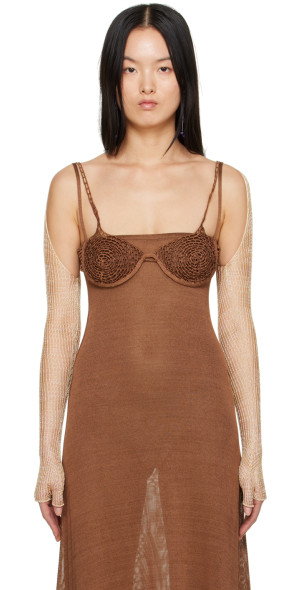 Isa Boulder - SSENSE Exclusive Yellow Lacework Sleeves