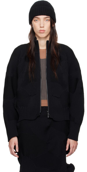 ISSEY MIYAKE - Black Kone Kone Jacket