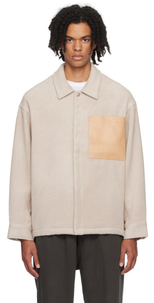 Izzue - Beige Embossed Jacket