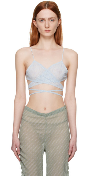 Jade Cropper - SSENSE Exclusive Blue Bra