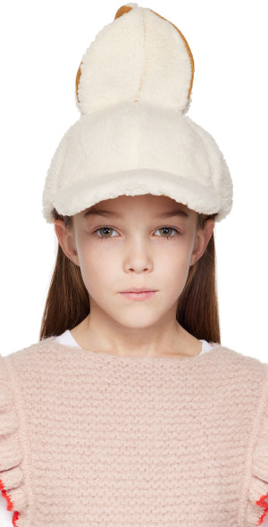 Jellymallow - SSENSE Exclusive Kids Off-White Tumble Rabbit Hat