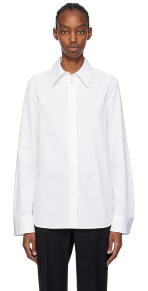 Jil Sander - White Pointed Collar Shirt