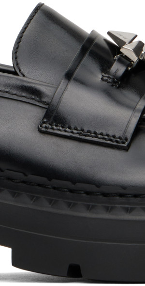 Jimmy Choo - Black Marlow Diamond Loafers