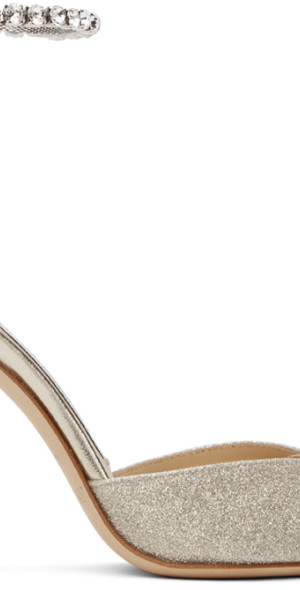 Jimmy Choo - Gold Saeda 100 Heels