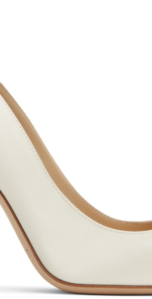 Jimmy Choo - White Romy 100 Heels