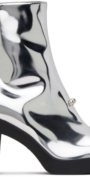 Justine Clenquet - Silver Raya Boots