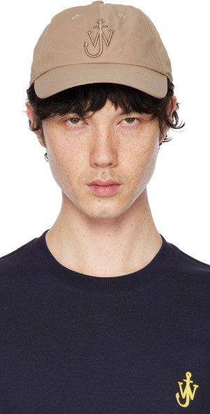 JW Anderson - Beige Anchor Logo Baseball Cap