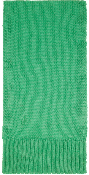JW Anderson - Pink & Green Color Block Scarf