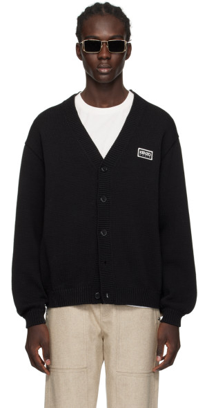 Kenzo - Black Paris Bicolor Cardigan
