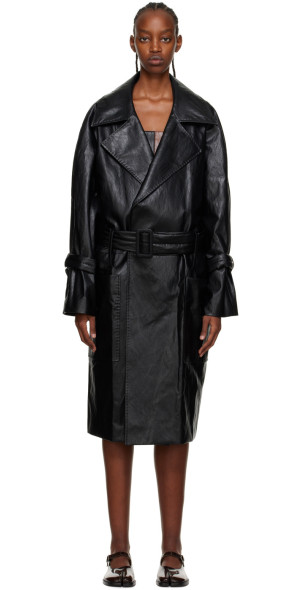 Kijun - Black Belted Trench Coat