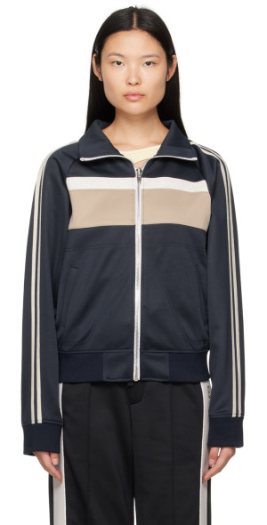 Kijun - Navy Striped Track Jacket