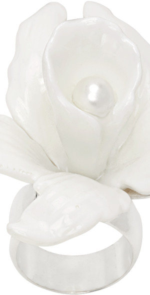 La Manso - White 'Bodas de Papel' Ring