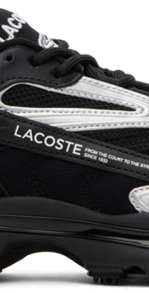 Lacoste - Black & Silver L003 Sneakers