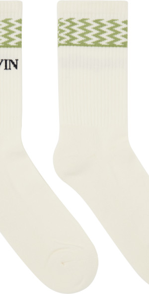 Lanvin - Off-White Curb Socks