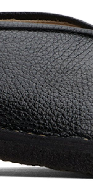 LEMAIRE - Black Piped Crepe Slippers