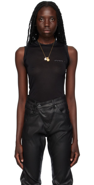 Liza Keane - SSENSE Exclusive Black Rider Tank Top