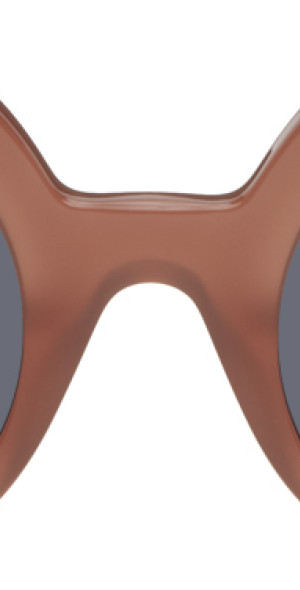 LOEWE - Red Oversized Round Sunglasses