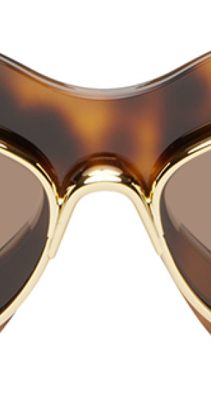 LOEWE - Tortoiseshell Cateye Double Frame Sunglasses