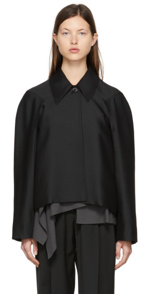 LOW CLASSIC - Black Wool Jacket