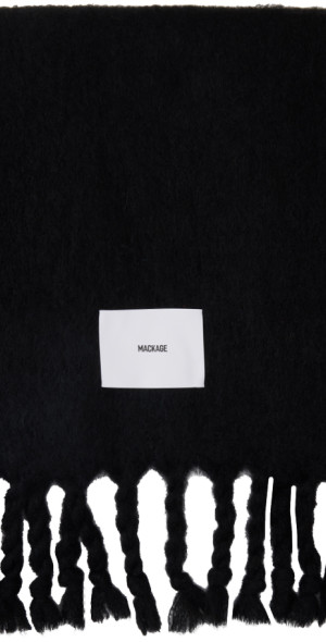 MACKAGE - Black Colby Scarf