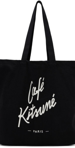 Maison Kitsuné - Black 'Café Kitsuné' Tote