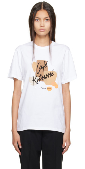 Maison Kitsuné - White Café Kitsuné Edition Coffee Composition T-Shirt