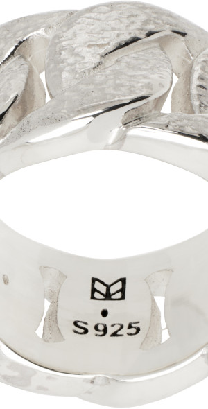 MAPLE - Silver Cuban Link Ring
