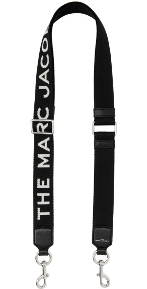 Marc Jacobs - Black 'The Logo Webbing' Shoulder Strap