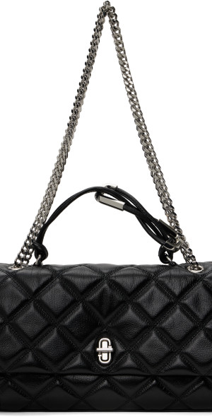 Marc Jacobs - Black 'The Quilted Dual Convertible Shoulder' Bag
