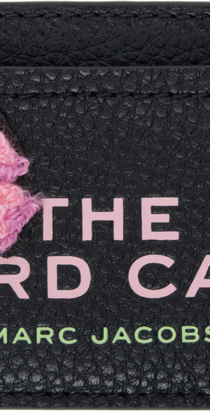 Marc Jacobs - Black 'The Sticker Patch Card Case' Card Holder