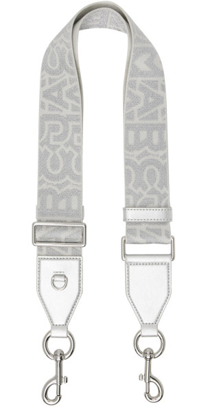 Marc Jacobs - Silver 'The Monogram Utility' Shoulder Strap