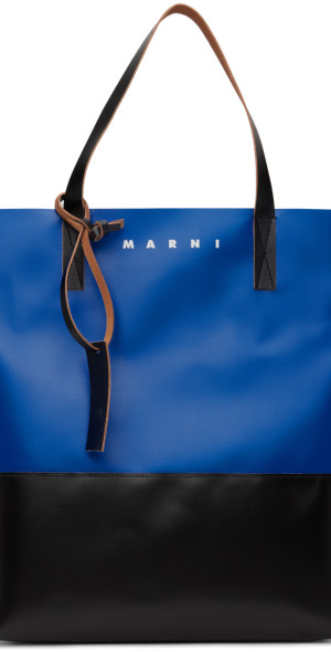 Marni - Blue & Black Tribeca Tote