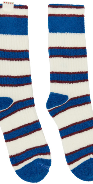 Marni - Blue Cotton Socks