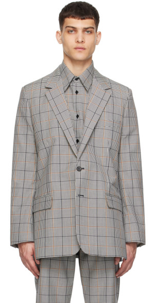 Marni - Gray Check Blazer