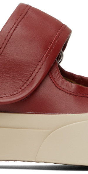 Marni - Red Pablo Mary-Jane Sneakers