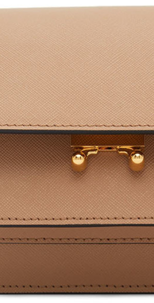 Marni - Tan Mini Trunk Shoulder Bag