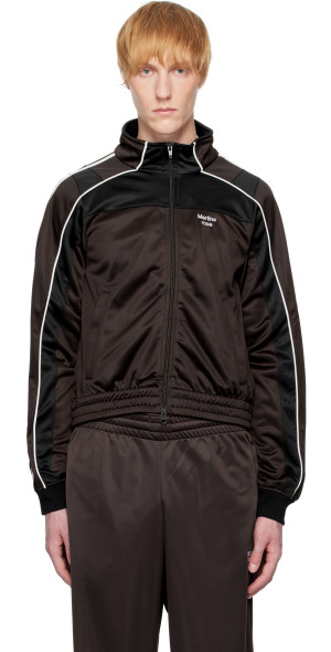 Martine Rose - Brown Shrunken Track Jacket